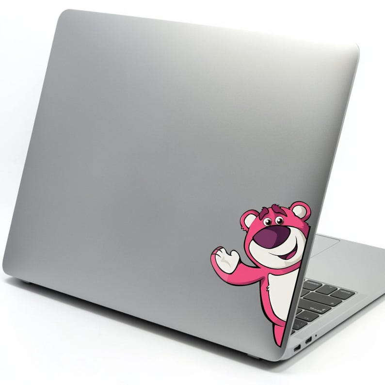 Lotso Bear Peeker Peeking Car Window Decals - Bumper Waterproof Vinyl ...