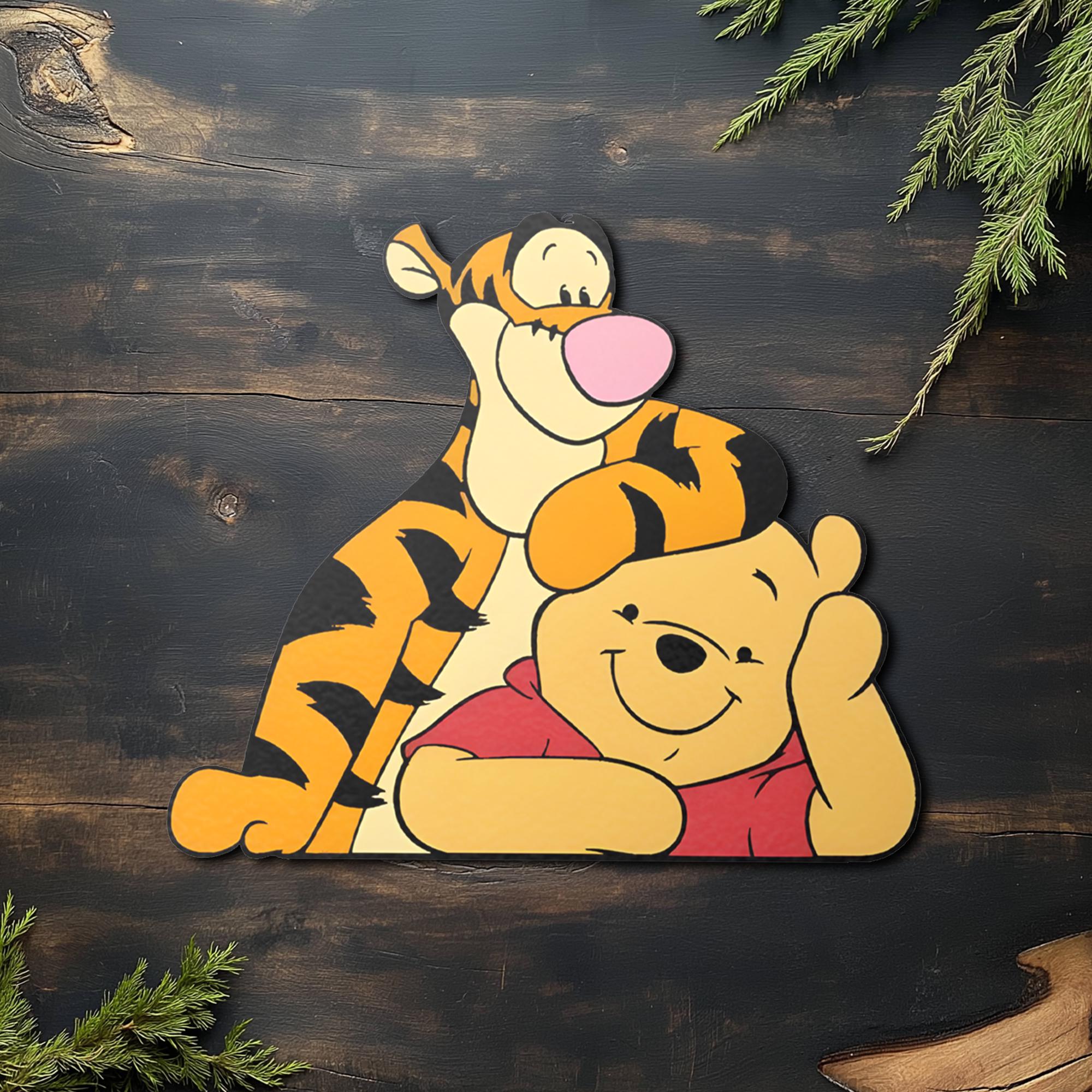 Tigger and Pooh Peeker Peeking Car Window Decal - Bumper Waterproof ...