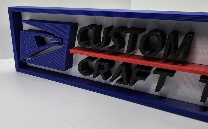Personalized USPS United States Postal Service Craft Name Plate ...
