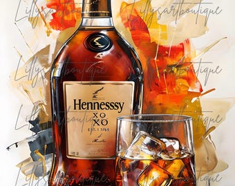 Whiskey Poster, Whiskey Digital Art, Digital Download, Digital Print ...