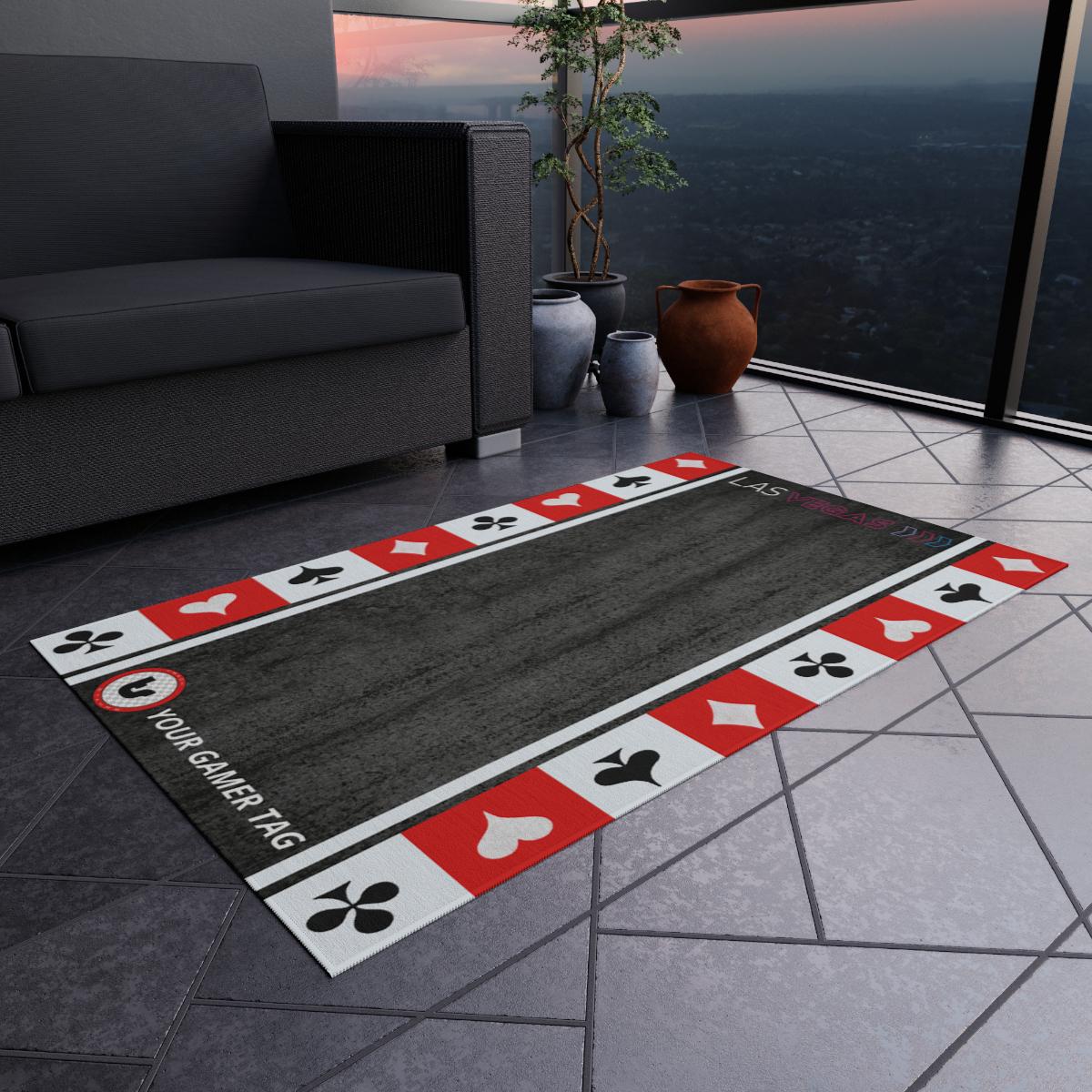 Las Vegas Grand Prix Sim Racing Rig Mat | Customizable Gamer Tag - Etsy