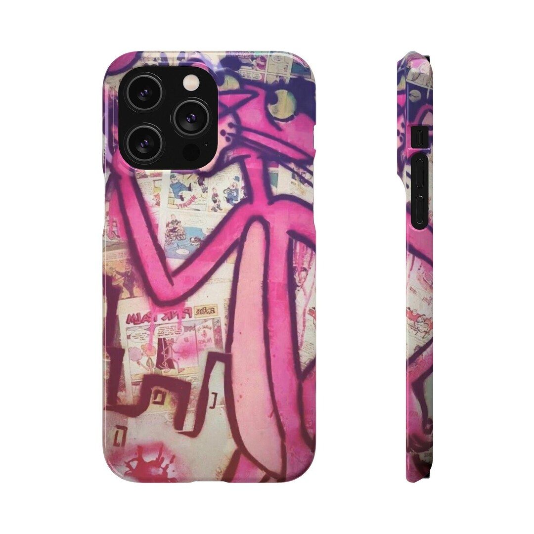 Pink Panther Snap Cases, Cute Animal Cartoon iPhone Cover, Fun Pink ...