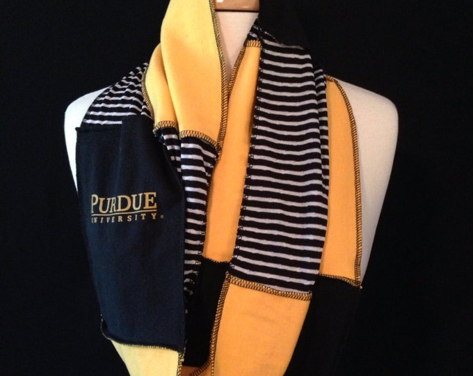 Purdue University Infinity Scarf - Etsy