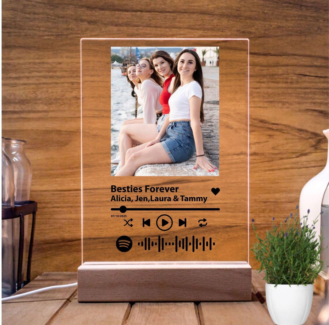Custom Music Plaque Personalized Song Acrylic Photo Plaque, Album Cover ...