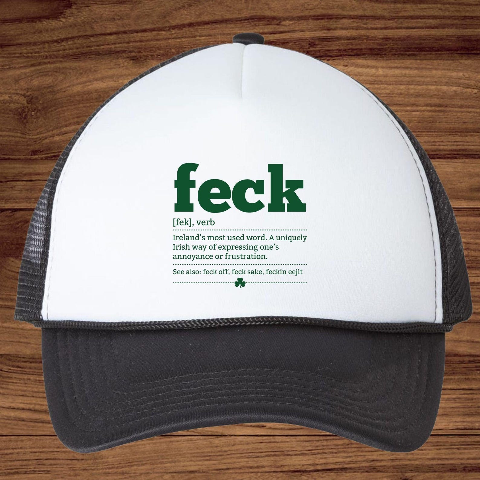 St Patrick's Day DTF Transfer Ready to Press Feck Definition Shamrock ...