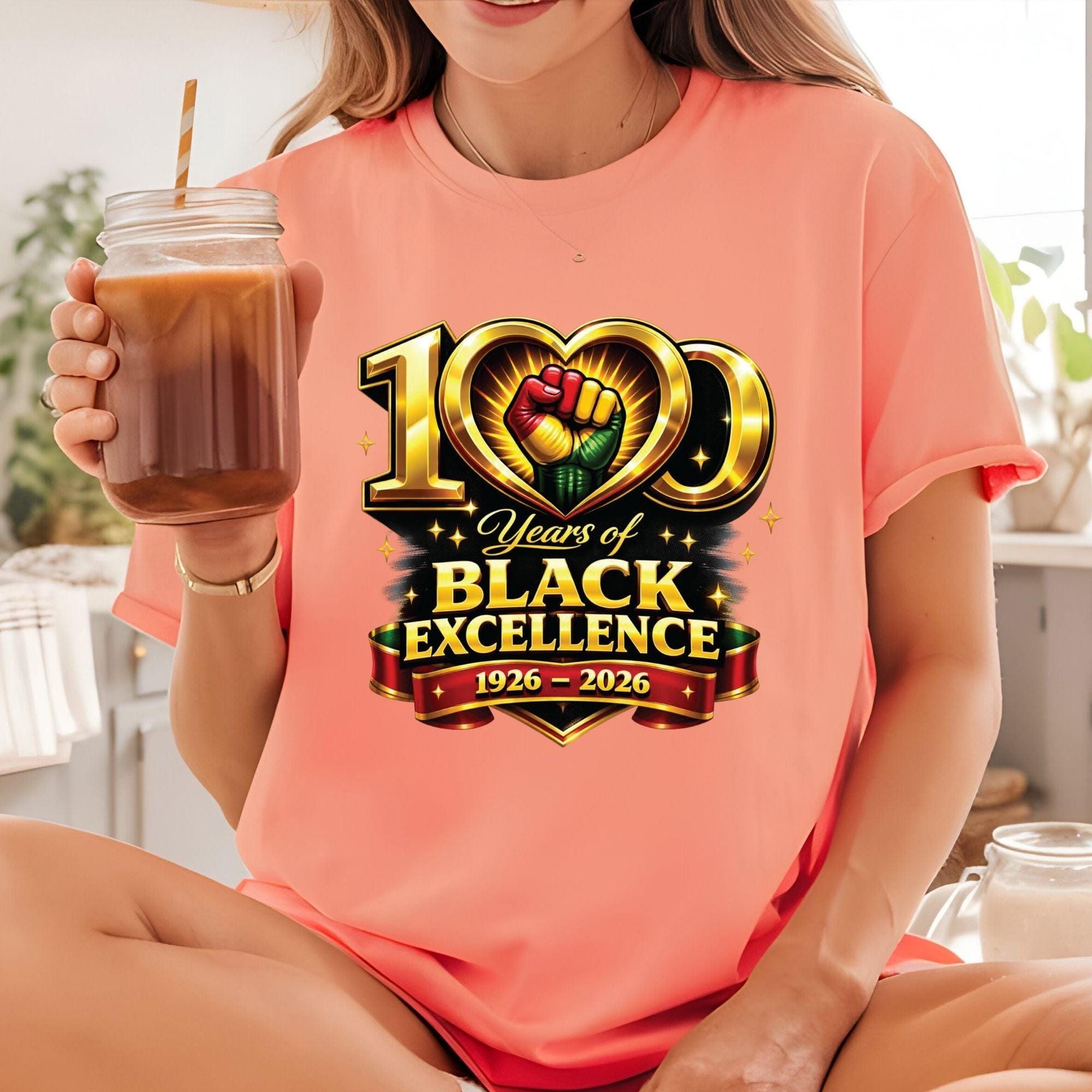 100 Years of Black Excellence DTF Transfer Ready to Press Black History ...
