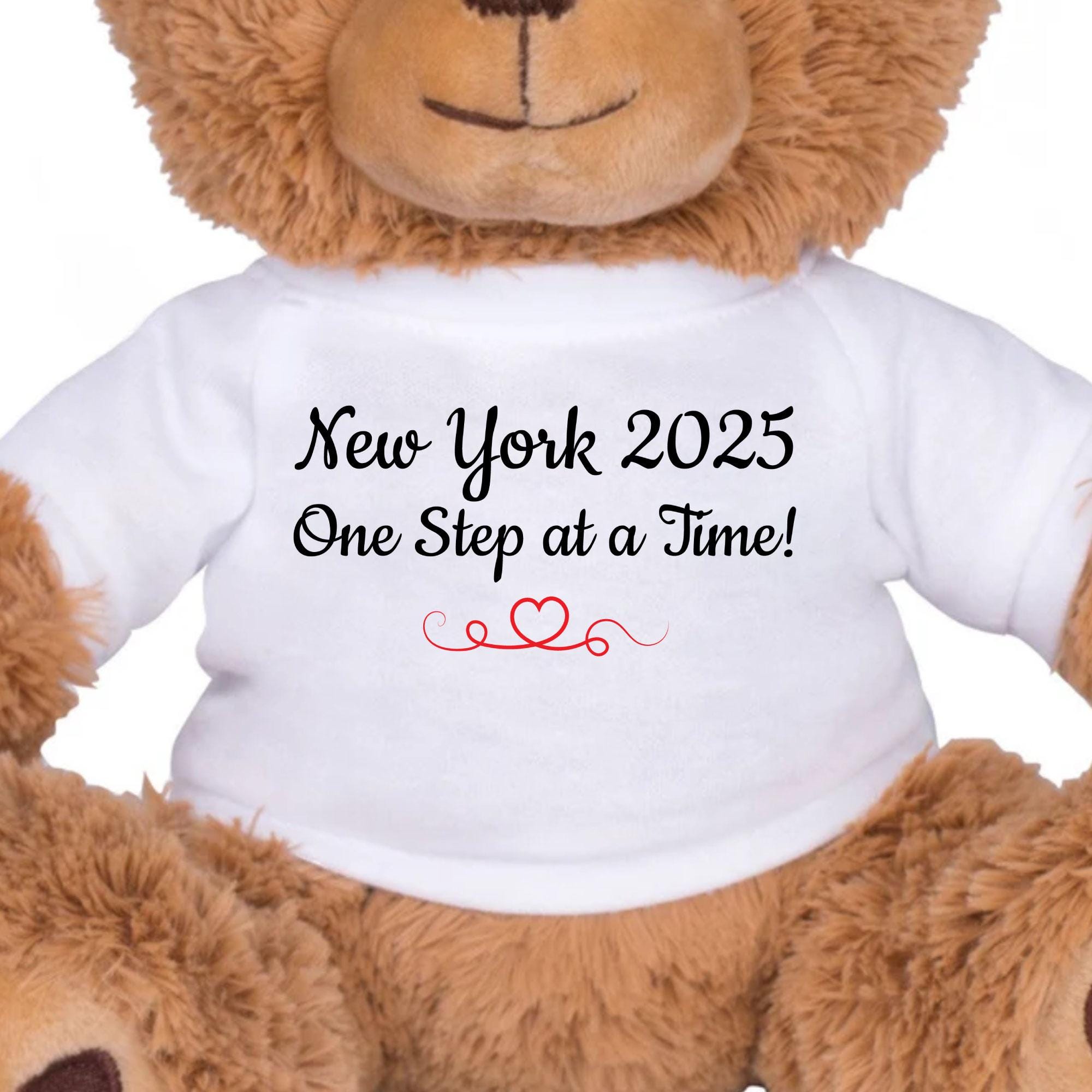 Custom Text Stuffed Bear T Shirt, Cute Personalized Birthday ...