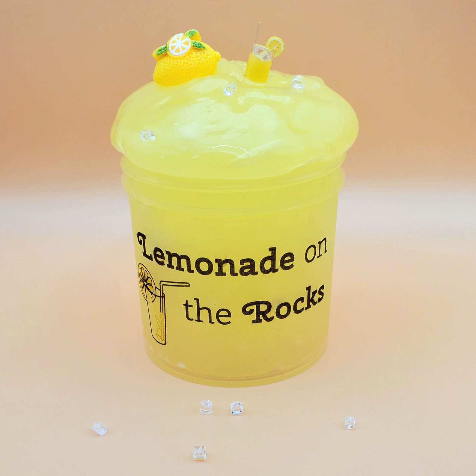 Lemonade on the Rocks Slime, Glossy Slime, Clear Slime, Thick Slime ...