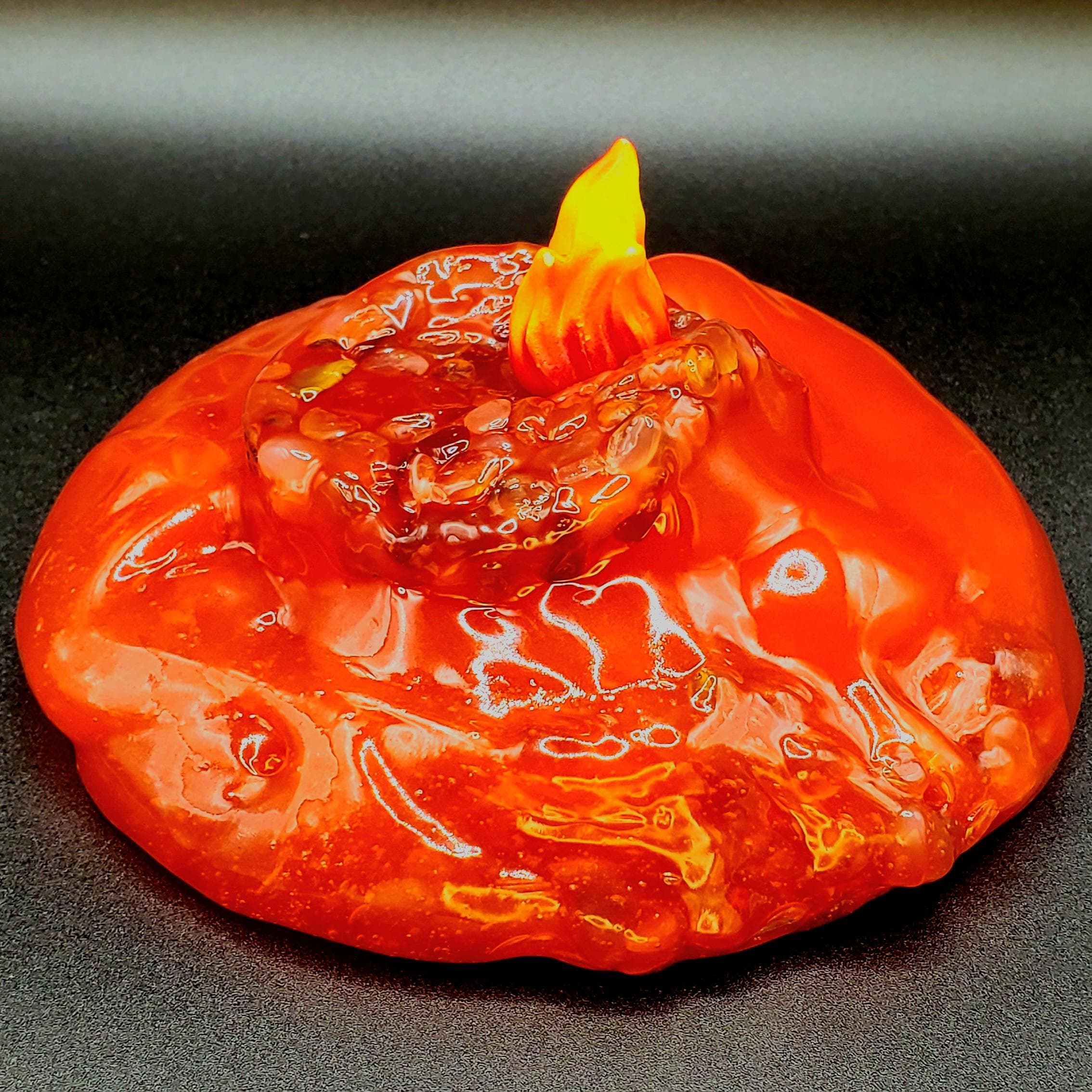 Sparks & Smolder Slime, Fire Slime, Orange Slime, Camping Slime ...