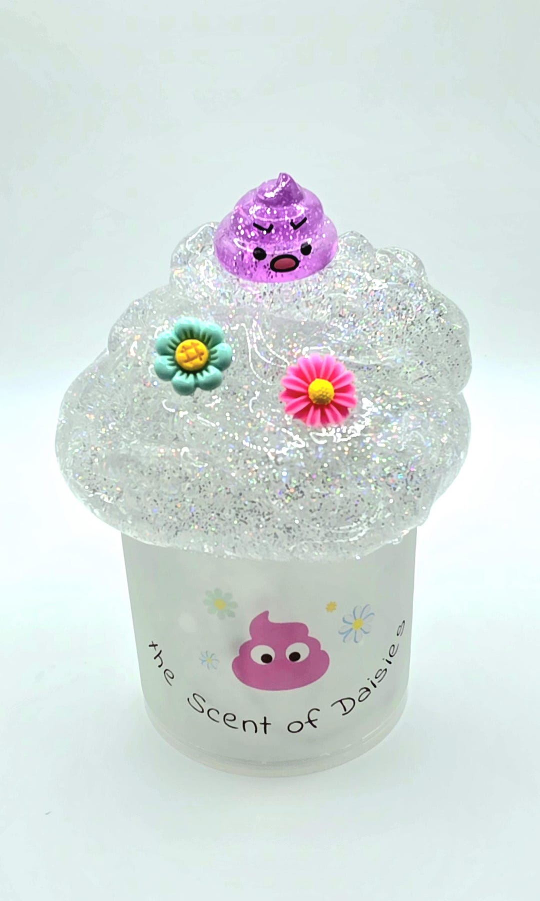 Scent of Daisies Slime, Glitter, Daisy & Emoji Charms - Etsy