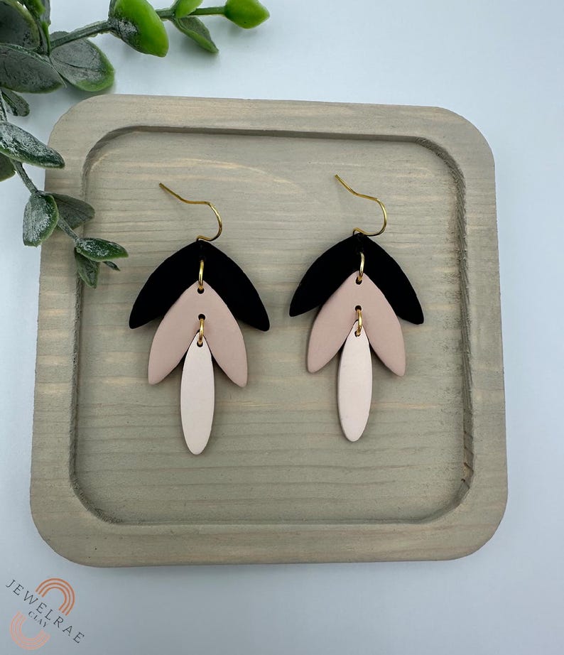 The Bethany - Boho Clay Earrings - Etsy