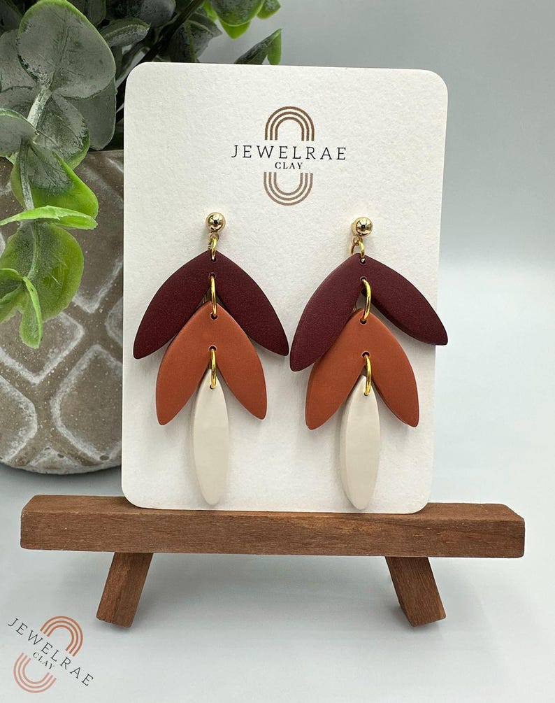 The Fall Bethany - Fall Clay Earrings - Etsy