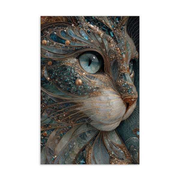 Fantasy Cat Art - Etsy