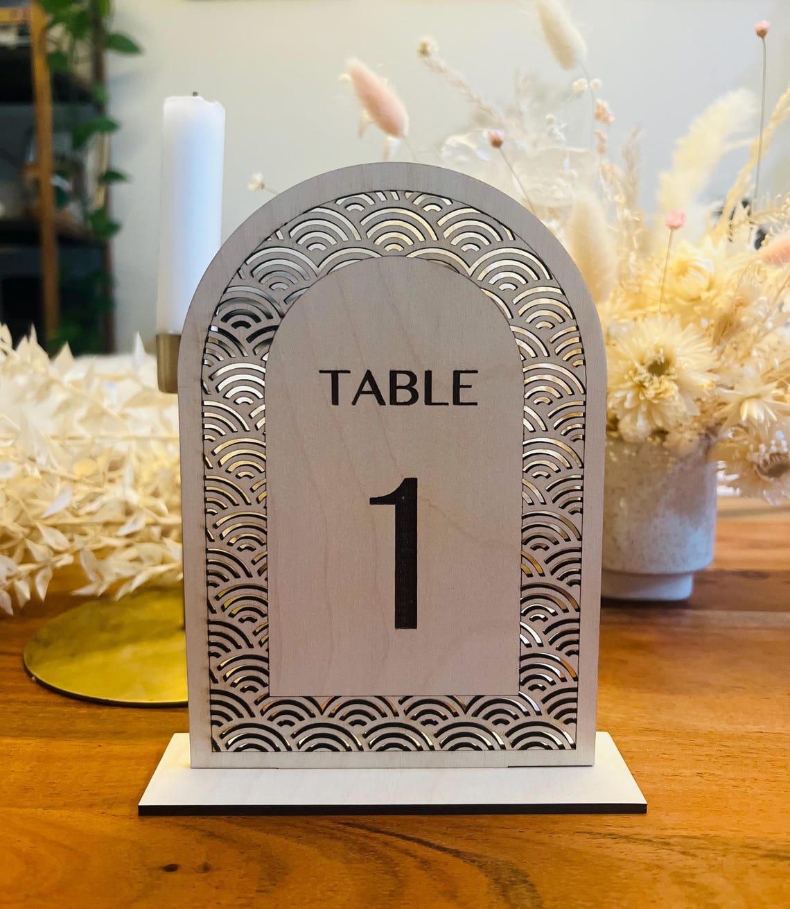 Arch Wedding Table Numbers | Custom Sign | Wedding Decor - Etsy