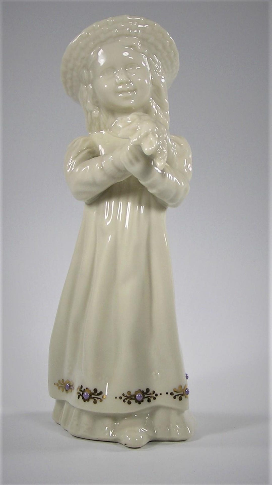 Vintage Lenox Jewels Collection Flower Girl With Bouquet #3097 Free ...