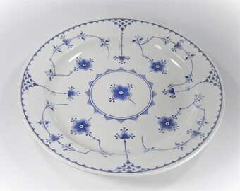 Furnivals Denmark Flow Blue English Platter Vintage - Etsy