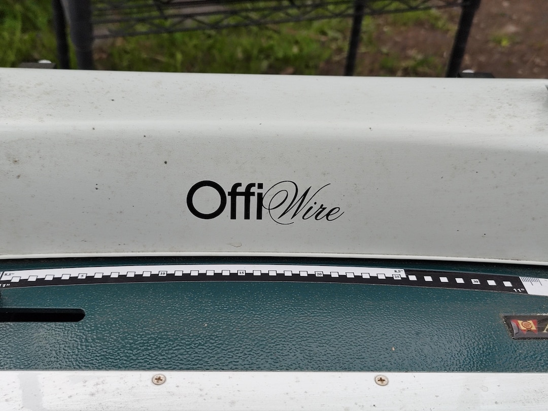 Offiwire Book Binding Wire Machine Wire Bound Book Maker - Etsy