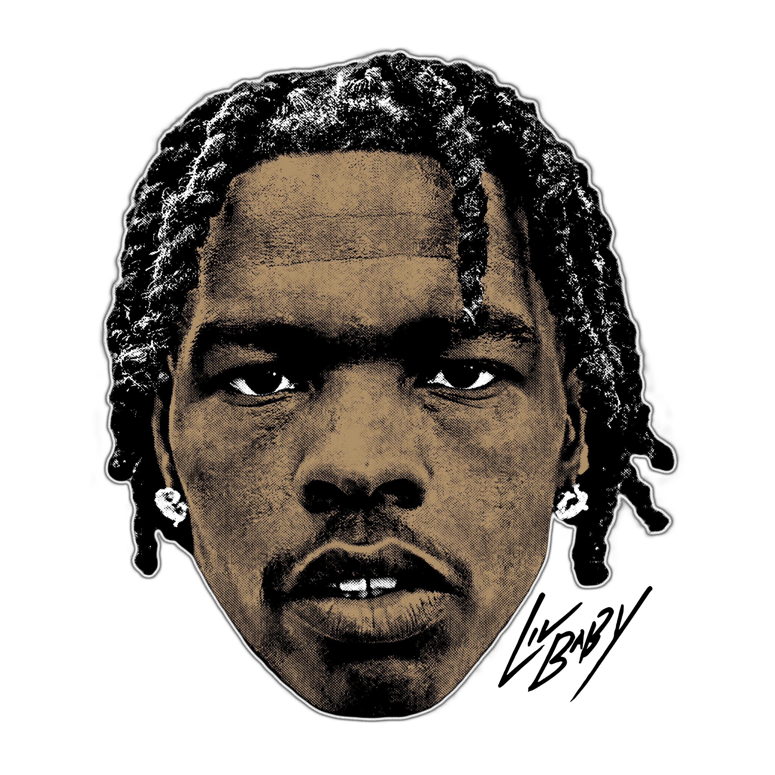 Lil Baby PNG Design Print Lil Baby Rapper Design Lil Baby Design ...