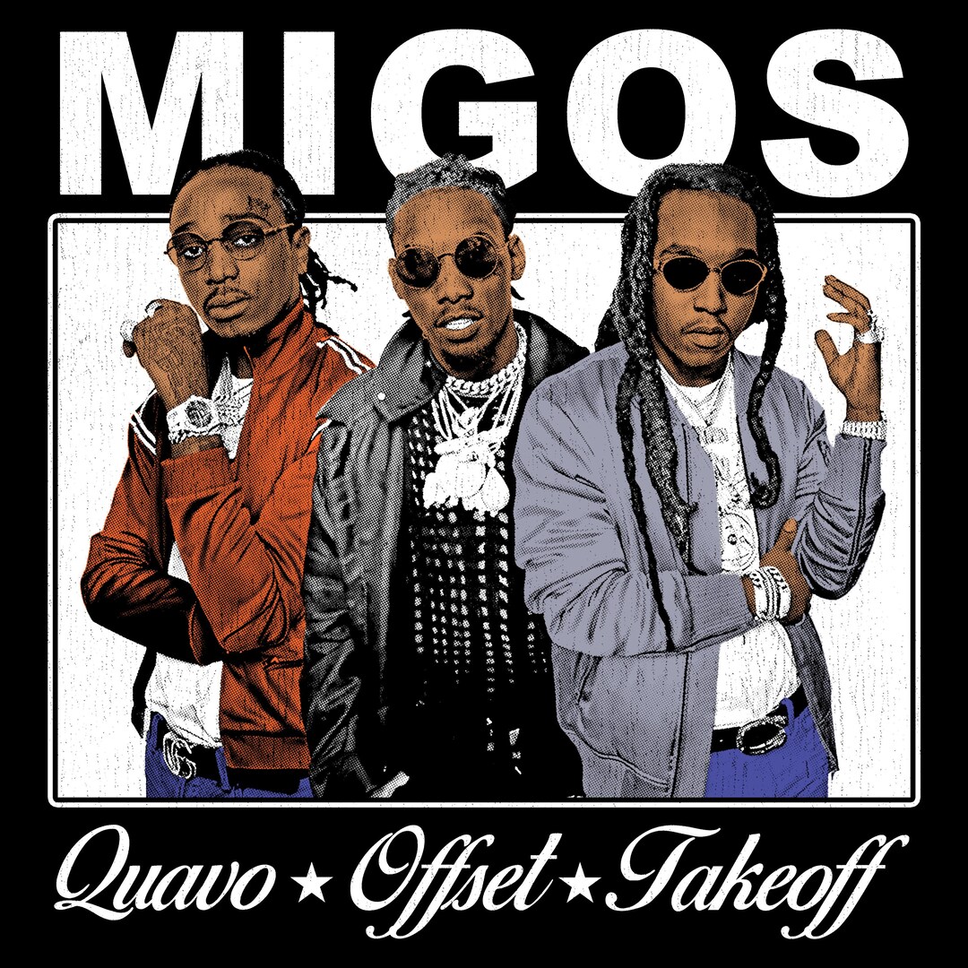 Migos Bootleg Png Svg Tshirt Design for Digital Print DTF DTG Offset ...
