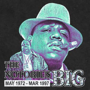 Notorius Big PNG Design Digital Download, Biggie Rap Tee Design ...
