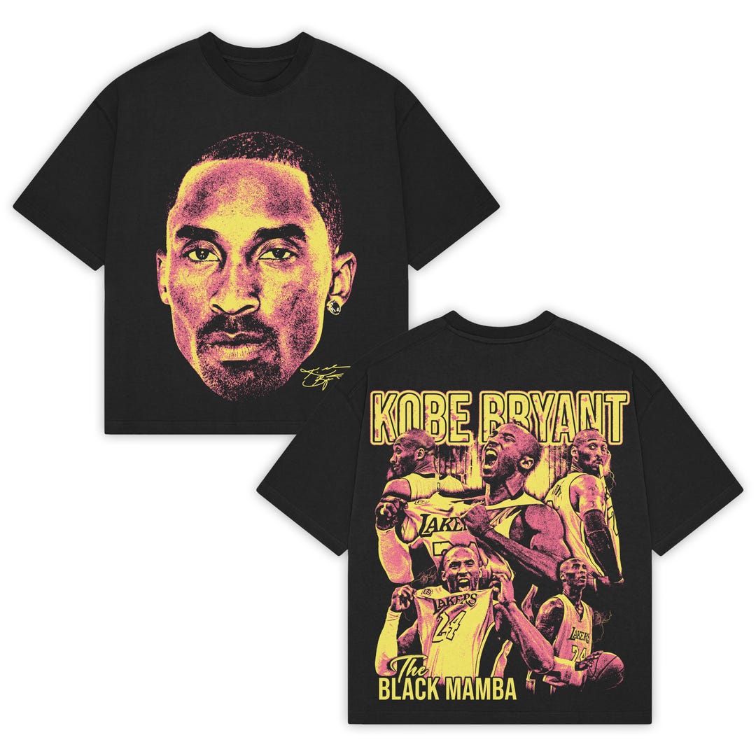 Kobe Bryant Black Mamba Vintage Bootleg Png Svg Tshirt Design for ...