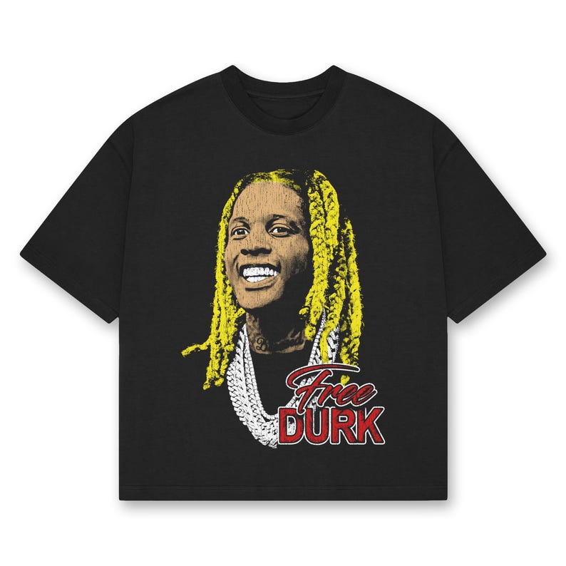 Lil Durk PNG SVG Rap Tee Design for Digital Print Free Durk PNG Free ...