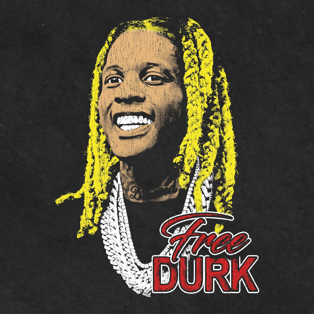 Lil Durk PNG SVG Rap Tee Design for Digital Print Free Durk PNG Free ...