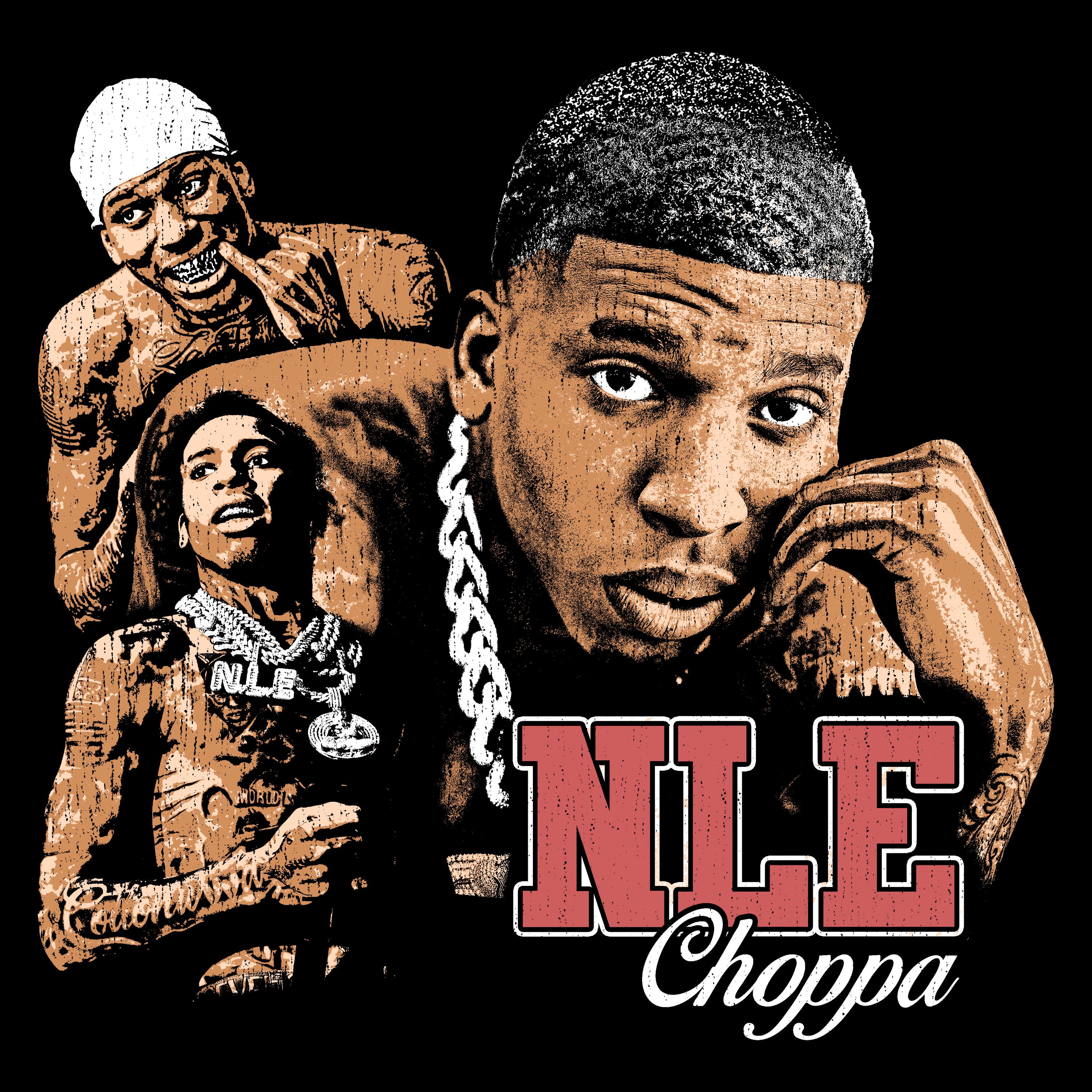 NLE Choppa Png Svg Tshirt Design NLE Choppa Vintage Grunge Streetwear ...