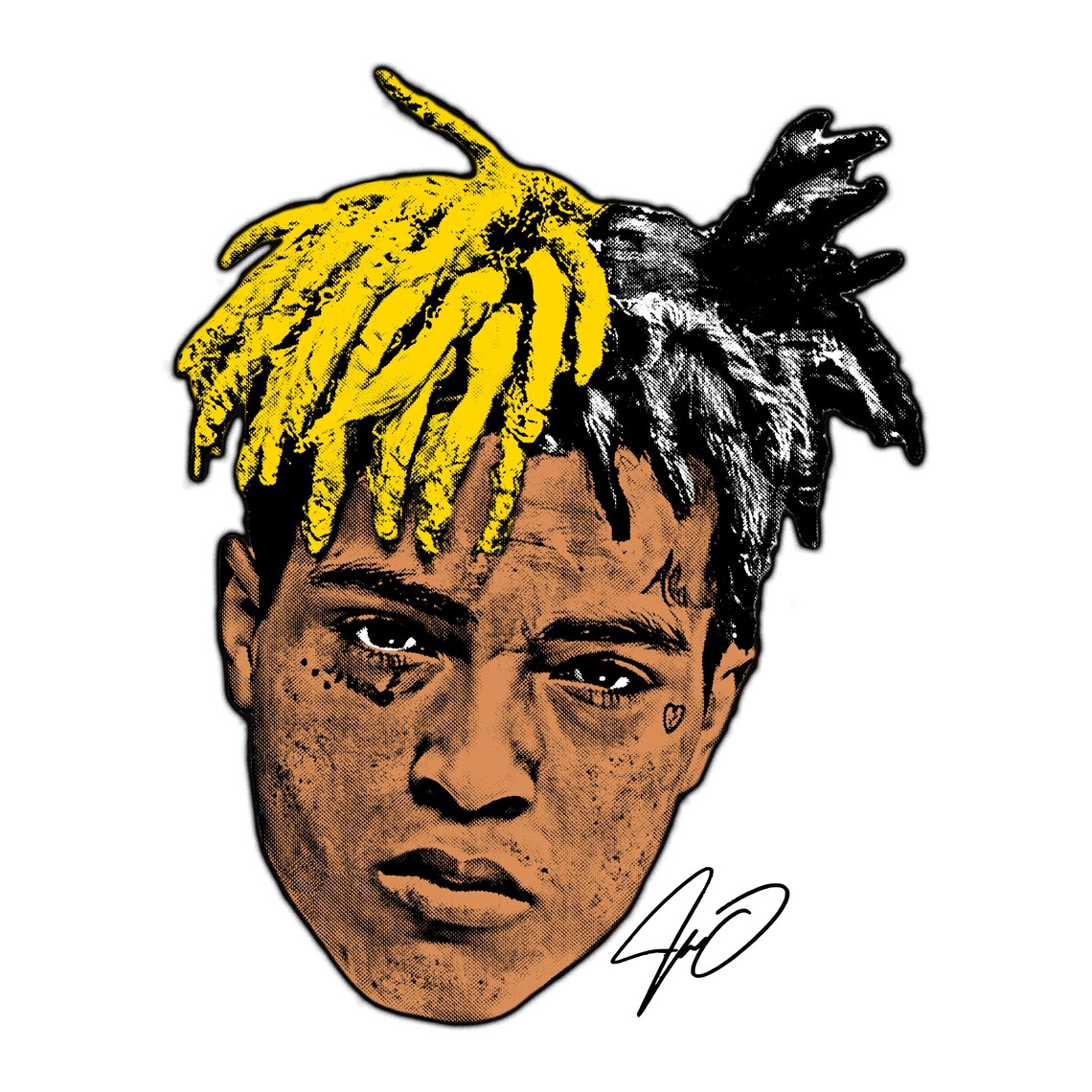 Xxxtentacion Rap Tee PNG SVG Design for Digital Print - Etsy