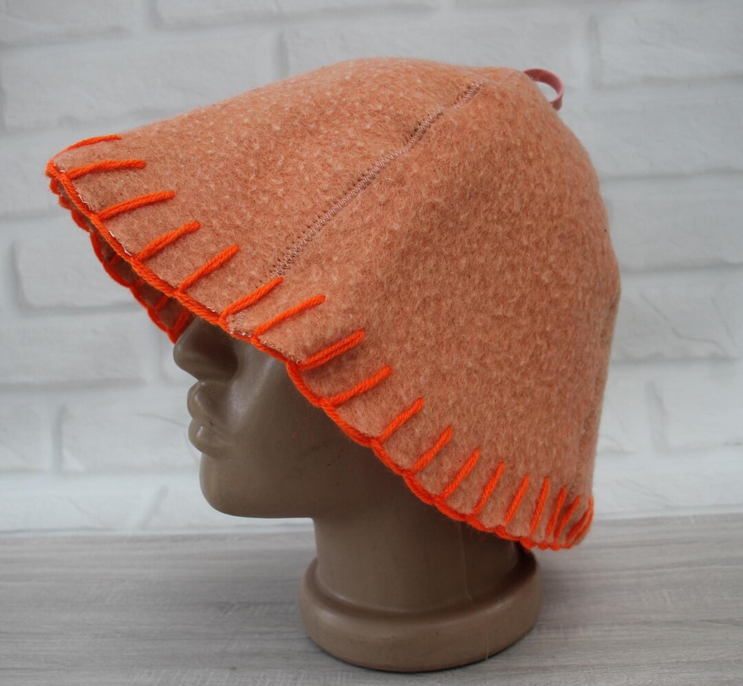 Sauna Hat Wool, Banya Hat,sauna Accessories,sauna Cap,custom Sauna Hat ...