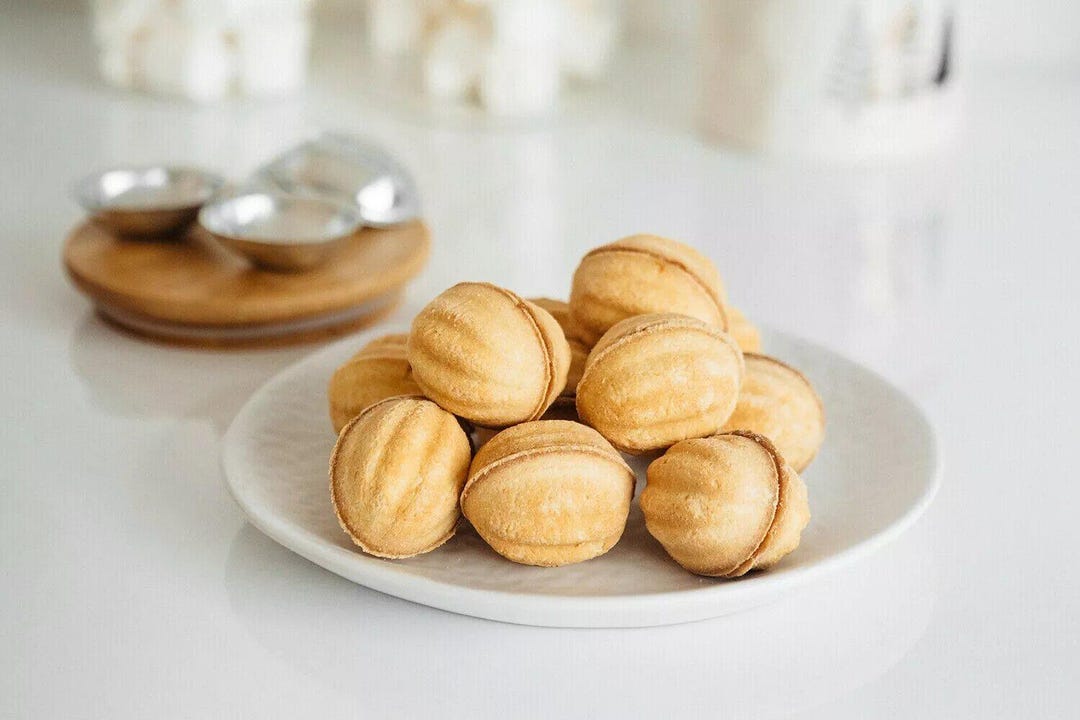 Moulds for Baking Sweet Russian Oreshki Cookies Sets 50 Pcs Tasty Nuts ...