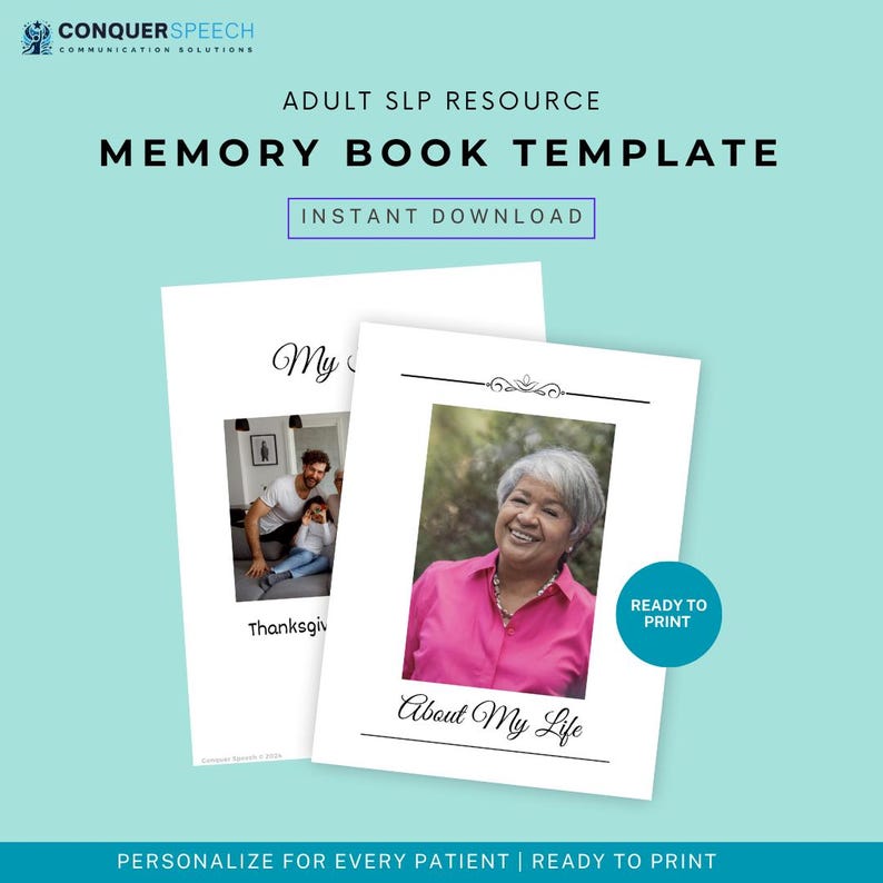 Memory Journal Memory Book SNF ALF SLP Resource Dementia Alzheimer's ...
