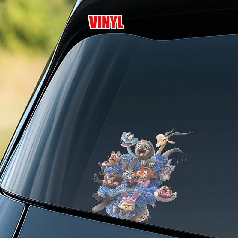 Zootopia Peeker Sticker,judy and Nick Sticker,disney Zootopia Sticker ...