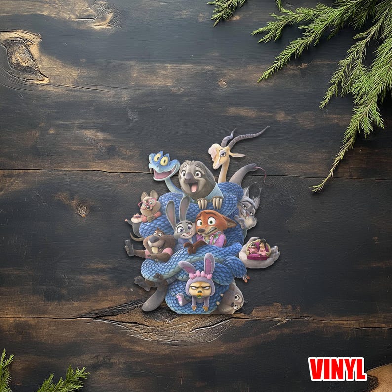 Zootopia Peeker Sticker,judy and Nick Sticker,disney Zootopia Sticker ...