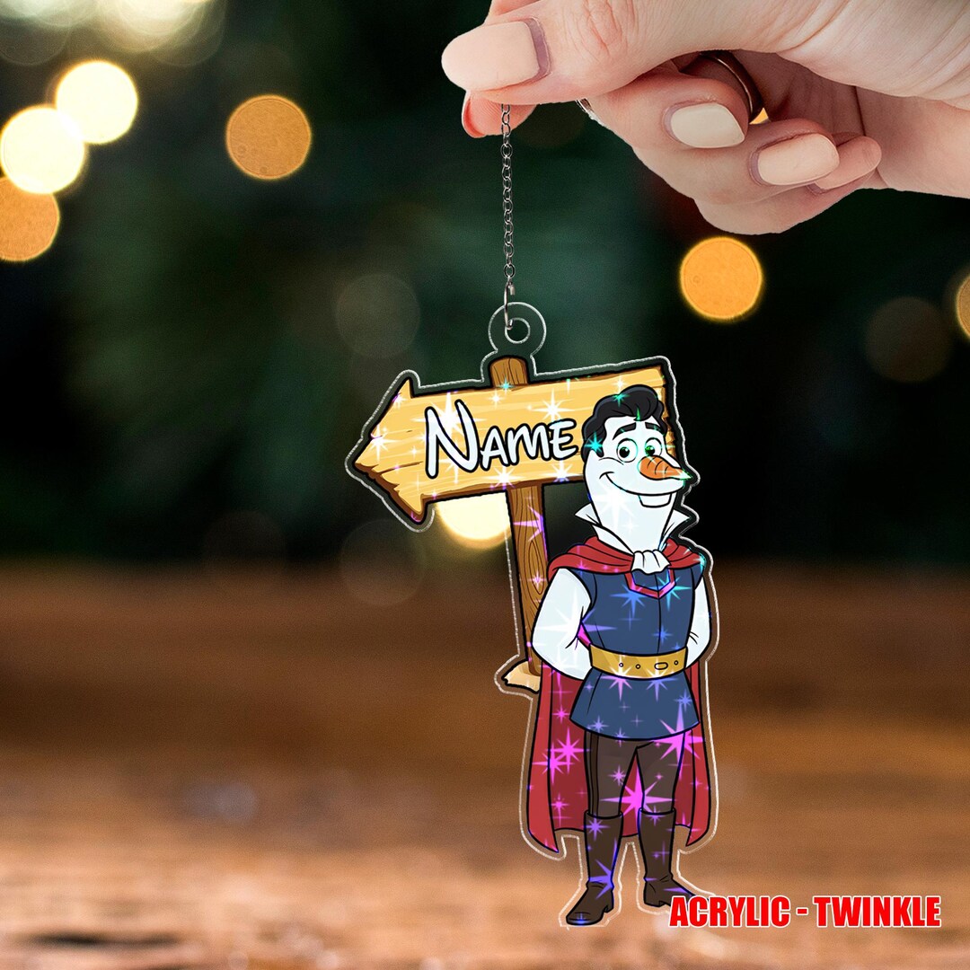 Custom Olaf Frozen Ornament,olaf Fan Gift,olaf Christmas Ornament,olaf ...