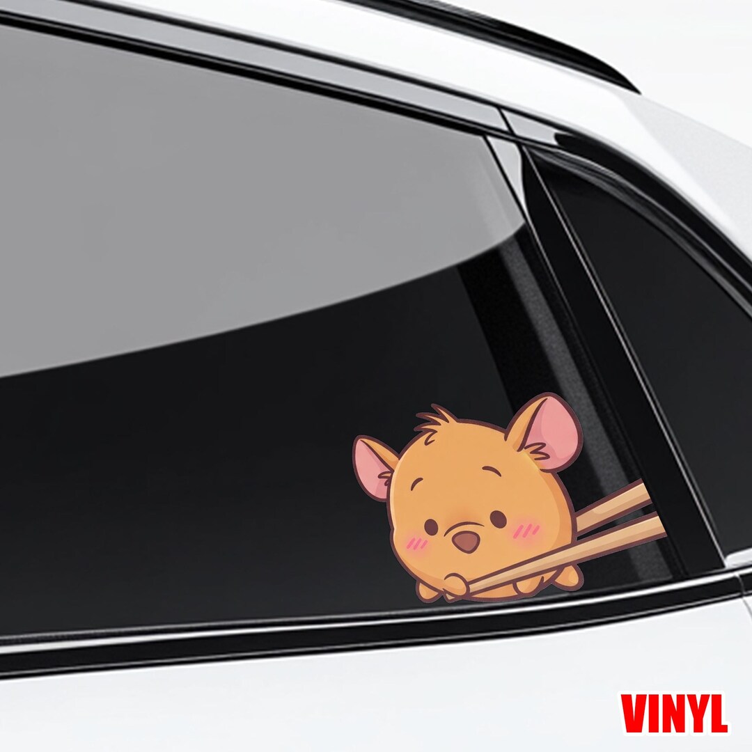Roo Peeker Sticker, Cute Baby Kangaroo Peeking Car Window Vinyl Decal ...