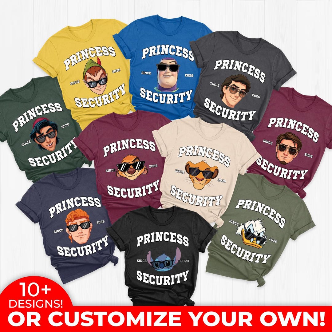 Customize Mickey Olaf Disney Princess Security Shirt, Happy Father's ...