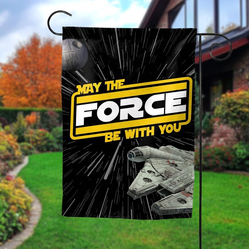 Star Wars May the 4th Be With You Flag, Galaxy Edge Banner, Darth Vader ...