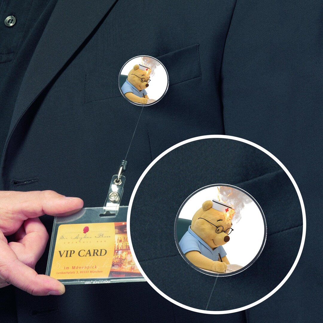 Winnie the Pooh Meme Badge Reel,badge Reel,frozen Badge Reel,meme ID ...