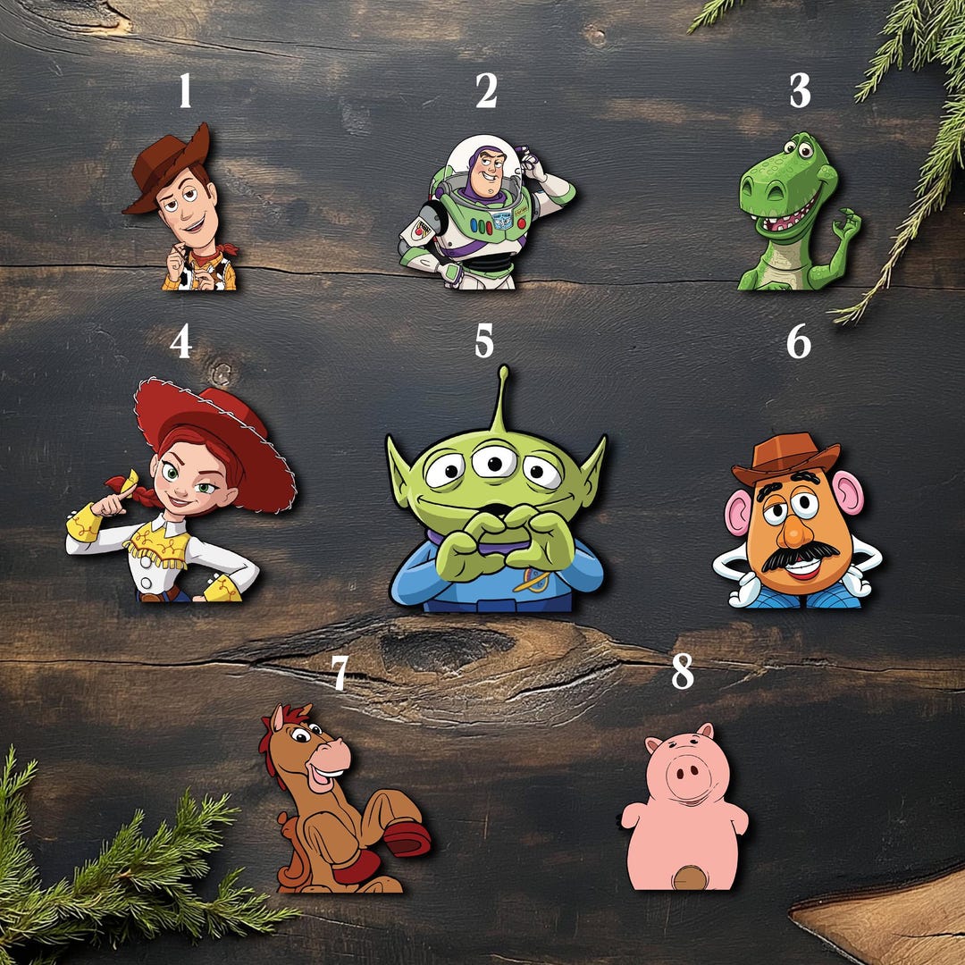 Toy Story Peekaboo Car Sticker, Disney Group Peeker Vinyl Decal, Woody ...