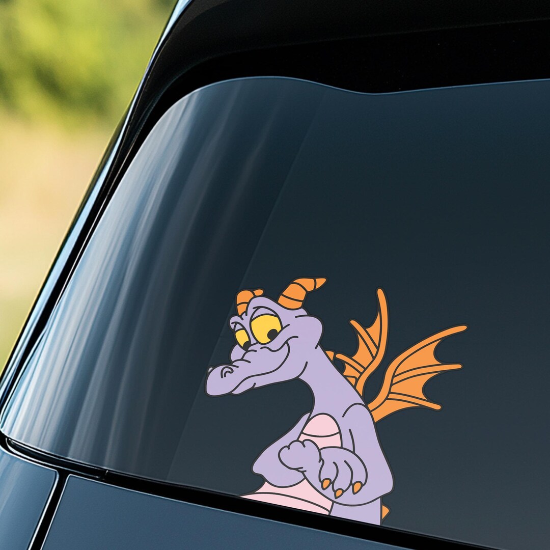 Figment Inspired Clear Laptop Sticker | Figment Sticker | Disney ...