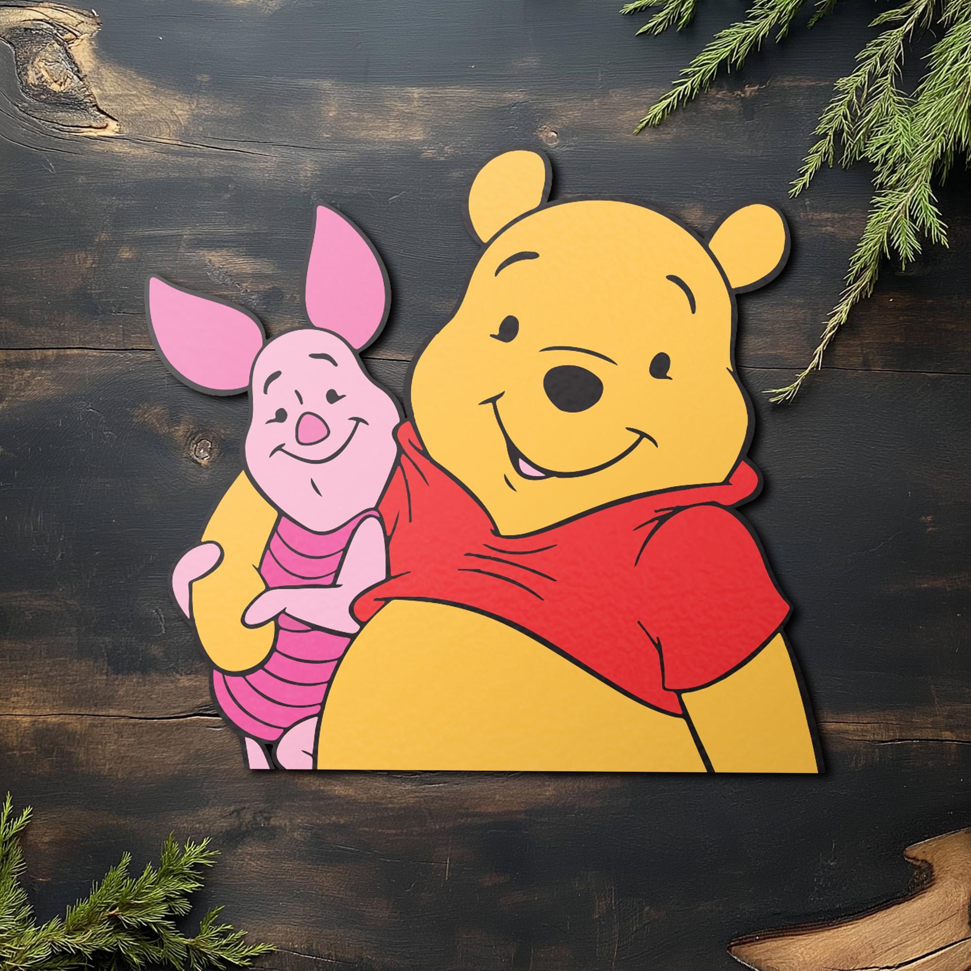 Cute Winnie the Pooh Peeker Peeking Car Decals Wall Art Decor Bumper ...