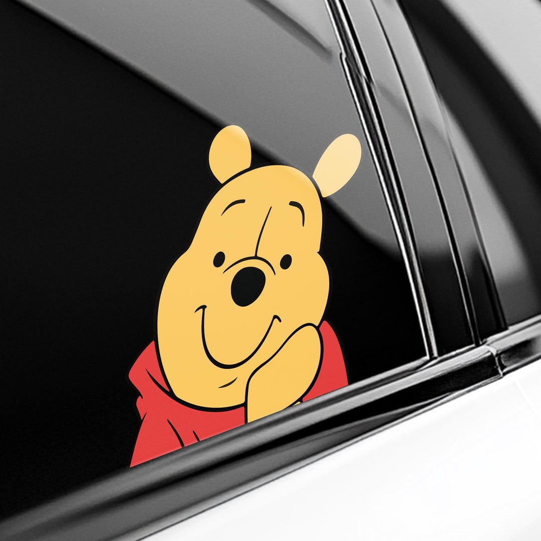 Winnie the Pooh Peekaboo Peeker Peeking Car Window Decals - Bumper ...