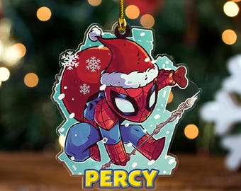 Personalized Spidey and Friends Ornament, Custom Spidey Christmas ...