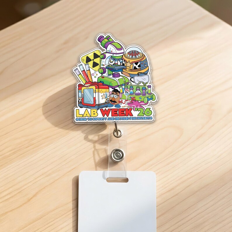 Lab Week 2026 Badge Reel, Laboratory Team Badge Reel, Medical Lab ...