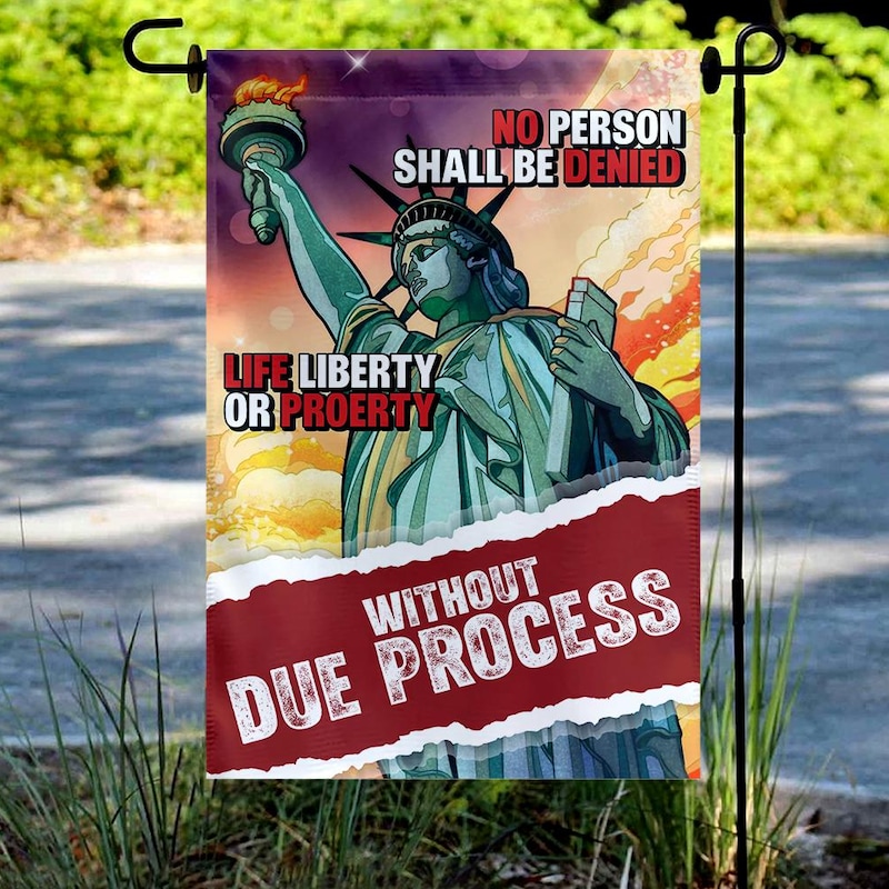 Due Process Protest Sign - Etsy