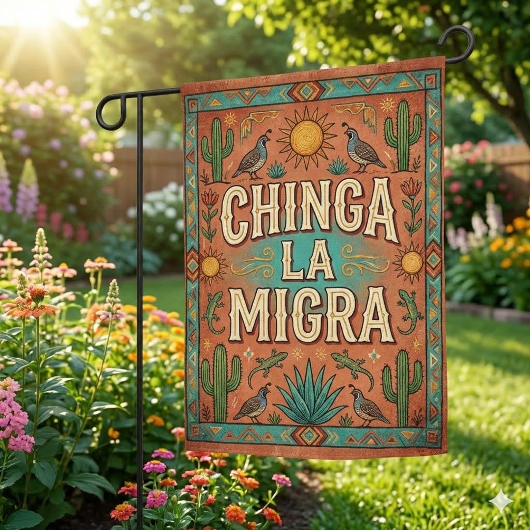 Chinga La Migra Flag, Abolish Ice Protest Sign,no Human is Illegal ...