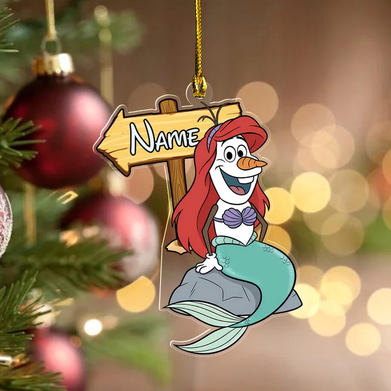 Custom Olaf Frozen Ornament,olaf Fan Gift,olaf Christmas Ornament,olaf ...
