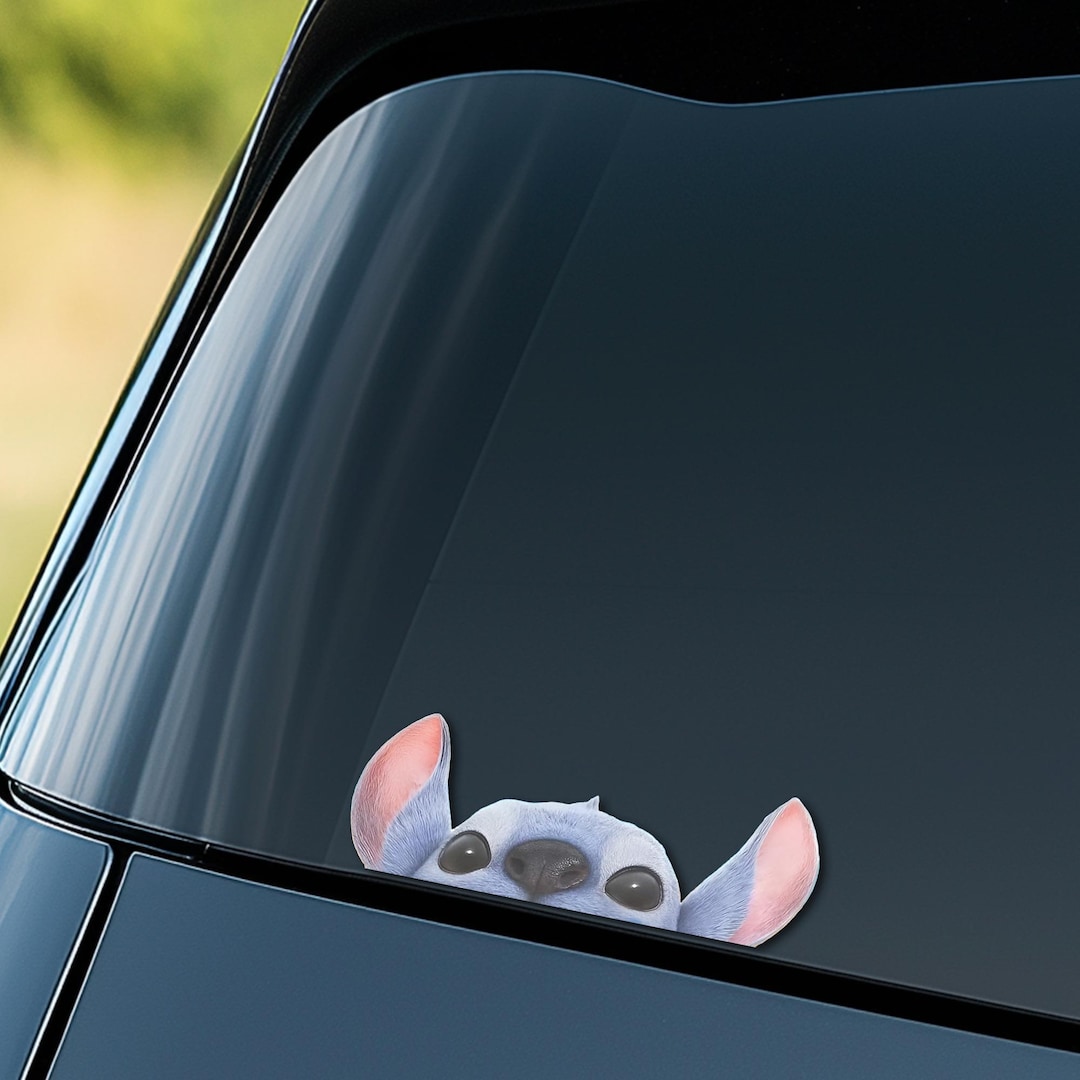 Stitch Peek Peekabo Sticker, Surprise Peeking Peekers Bumper Window ...