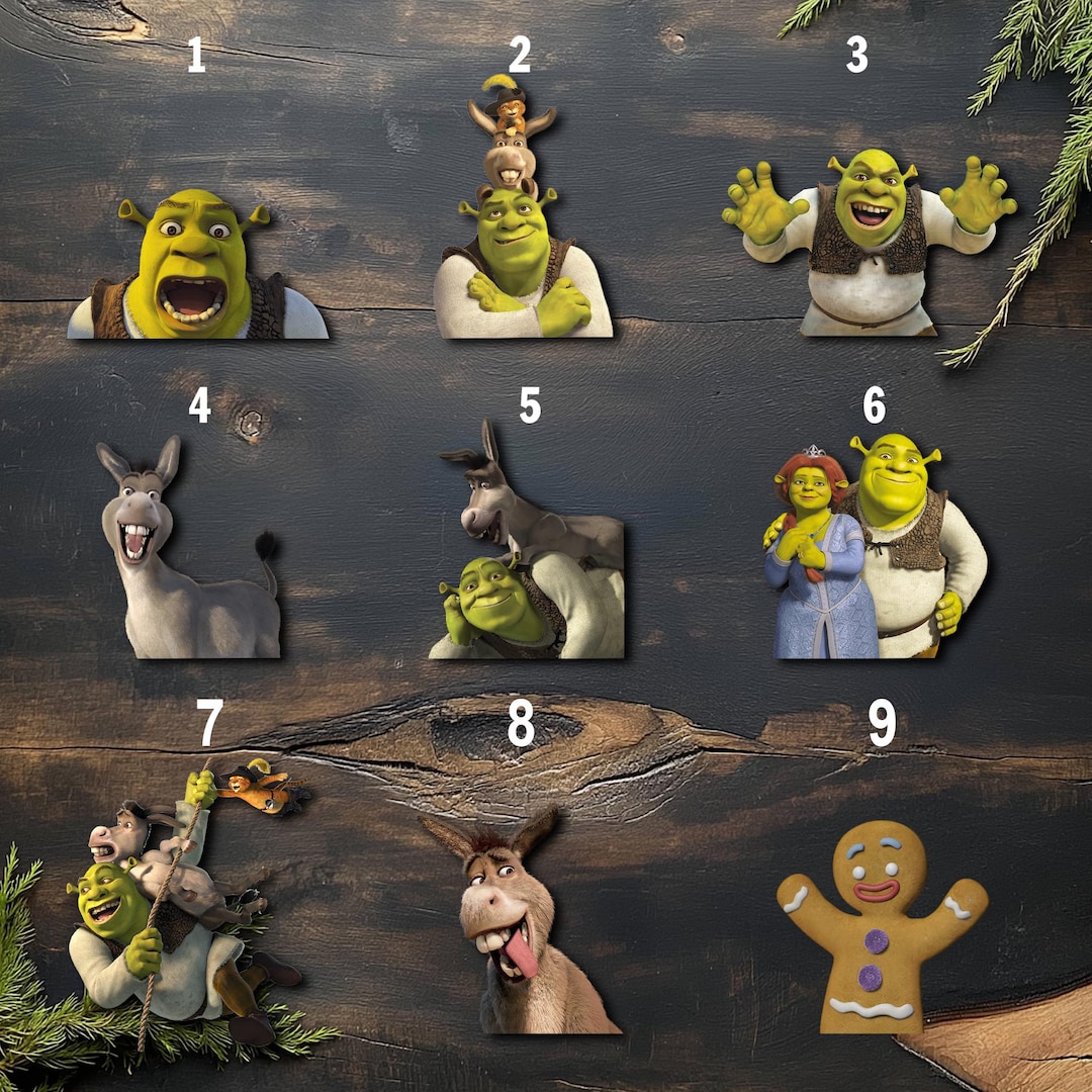 Shrek Vinyl Decal for Car Windows – Funny and Cute Cartoon Shrek ...